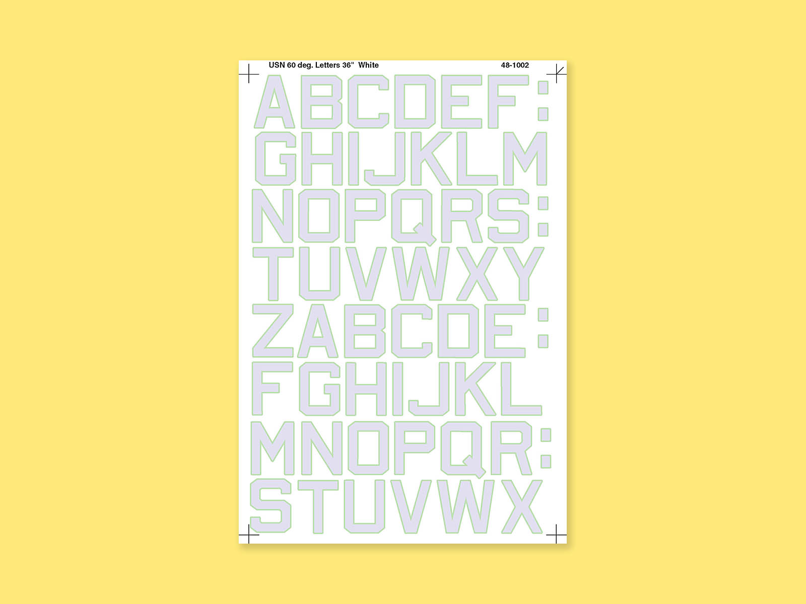 USN - Letters – Modellbau Huber