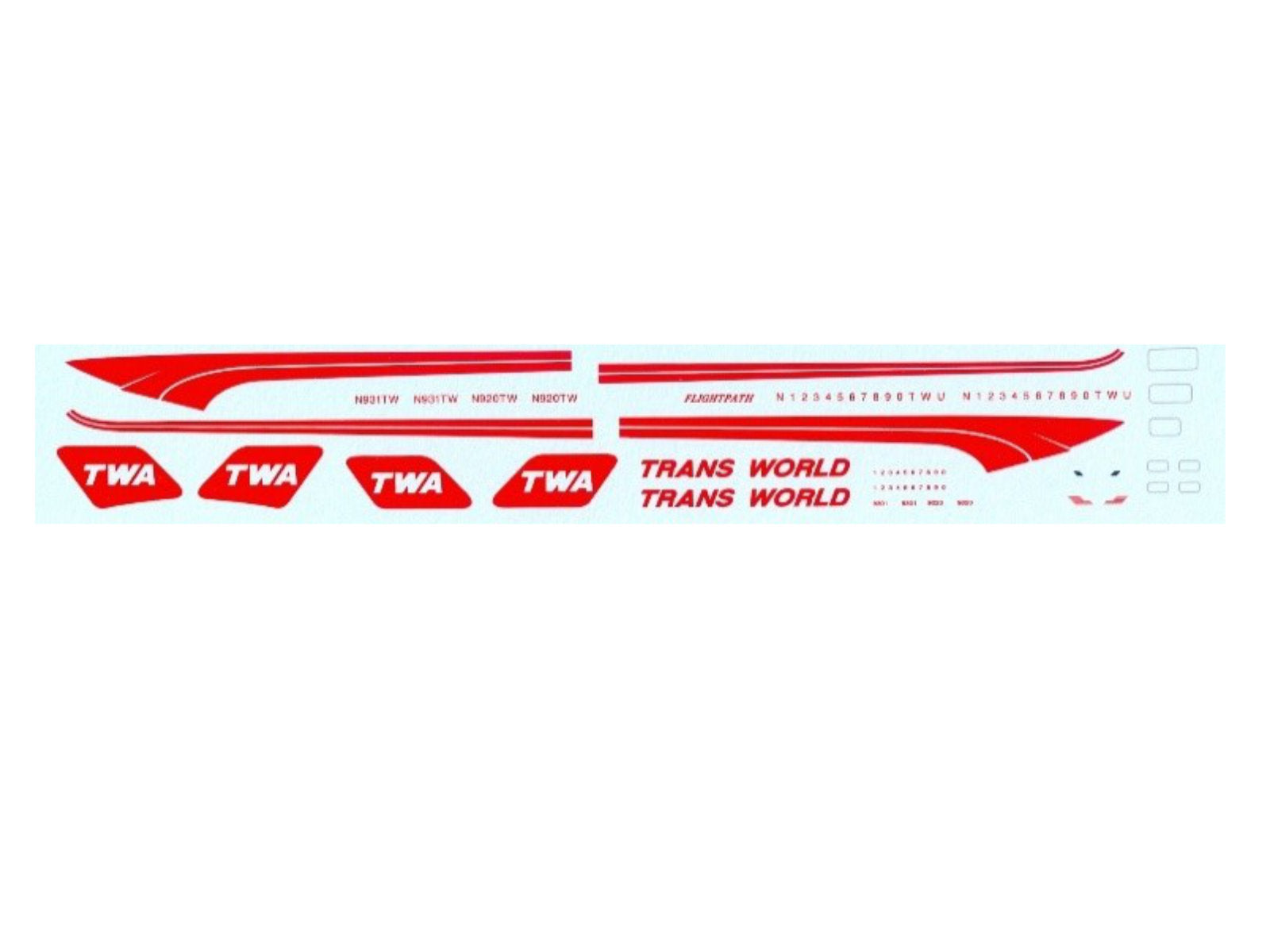 "TRANS WORLD TWA" McDonnell Douglas MD-80 – Modellbau Huber