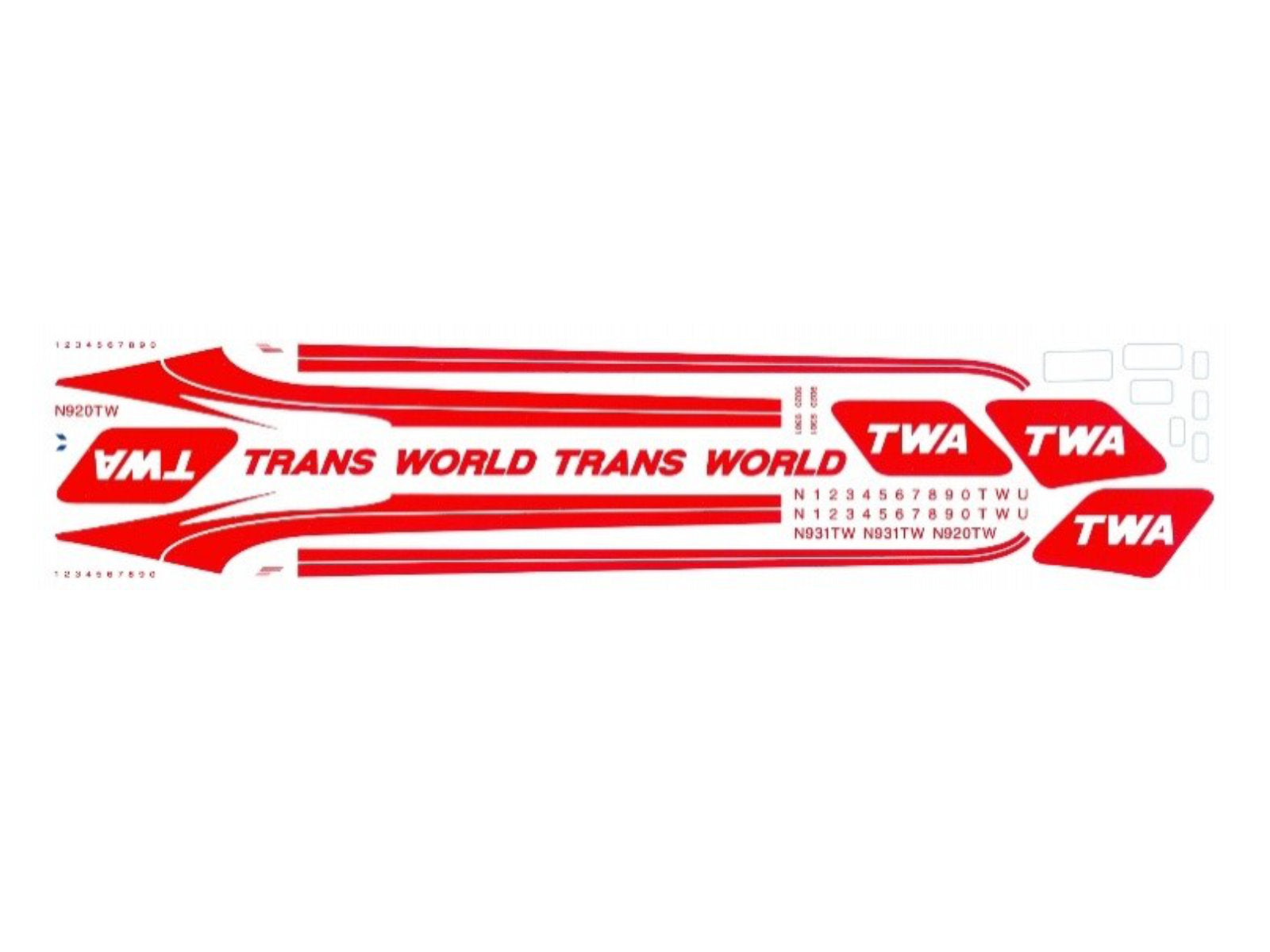 "TRANS WORLD TWA" McDonnell Douglas MD-80 – Modellbau Huber